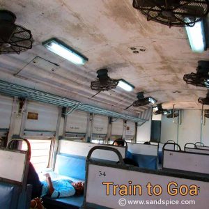 South Goa via AC2 train class: Book ahead, but don't expect much